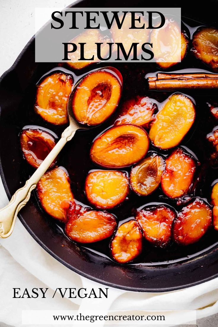 Stewed Plums | The Green Creator
