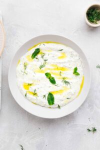 Haydari (Turkish Yogurt Sauce) | The Green Creator