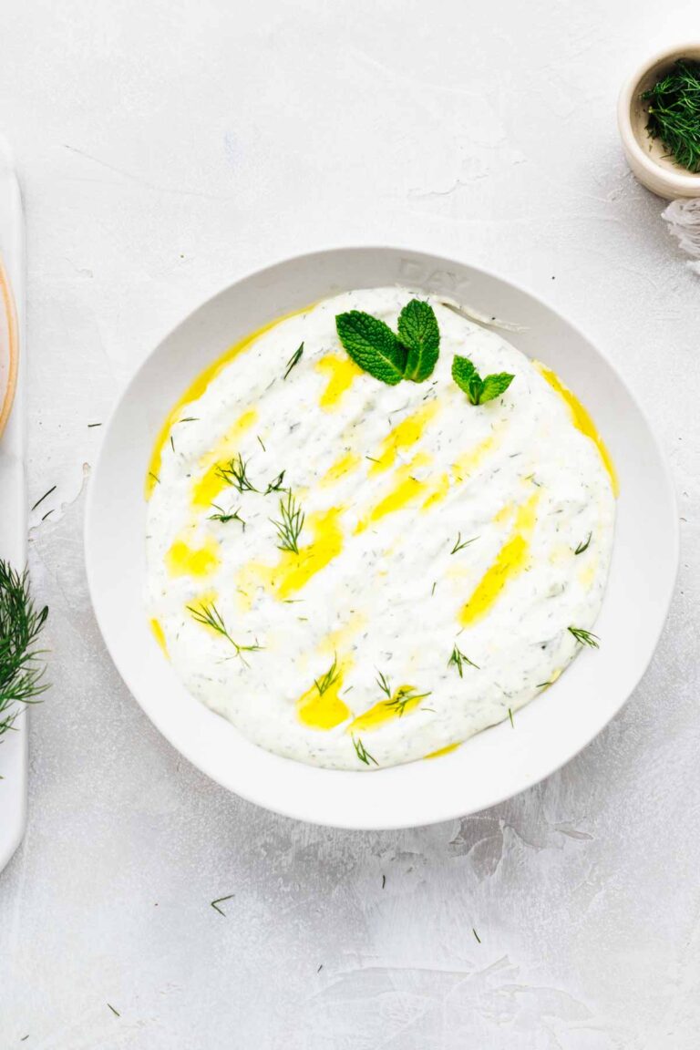 Haydari (Turkish Yogurt Sauce) | The Green Creator
