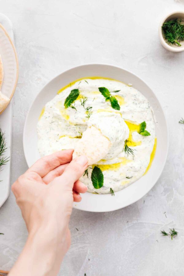 Haydari (Turkish Yogurt Sauce) | The Green Creator