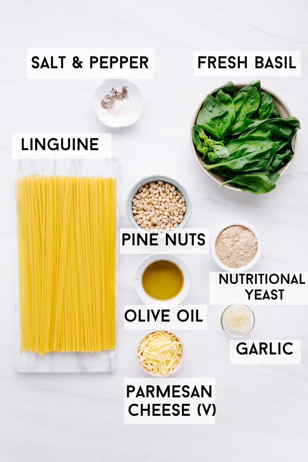 Pasta Al Pesto (With Basil Pesto) - The Green Creator